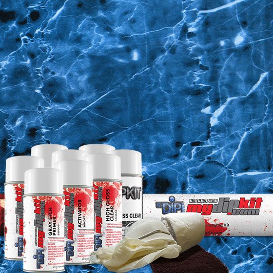 Blue Marble Hydro Printing Design DIY Hydrographic Dip Kit | My Dip Kit