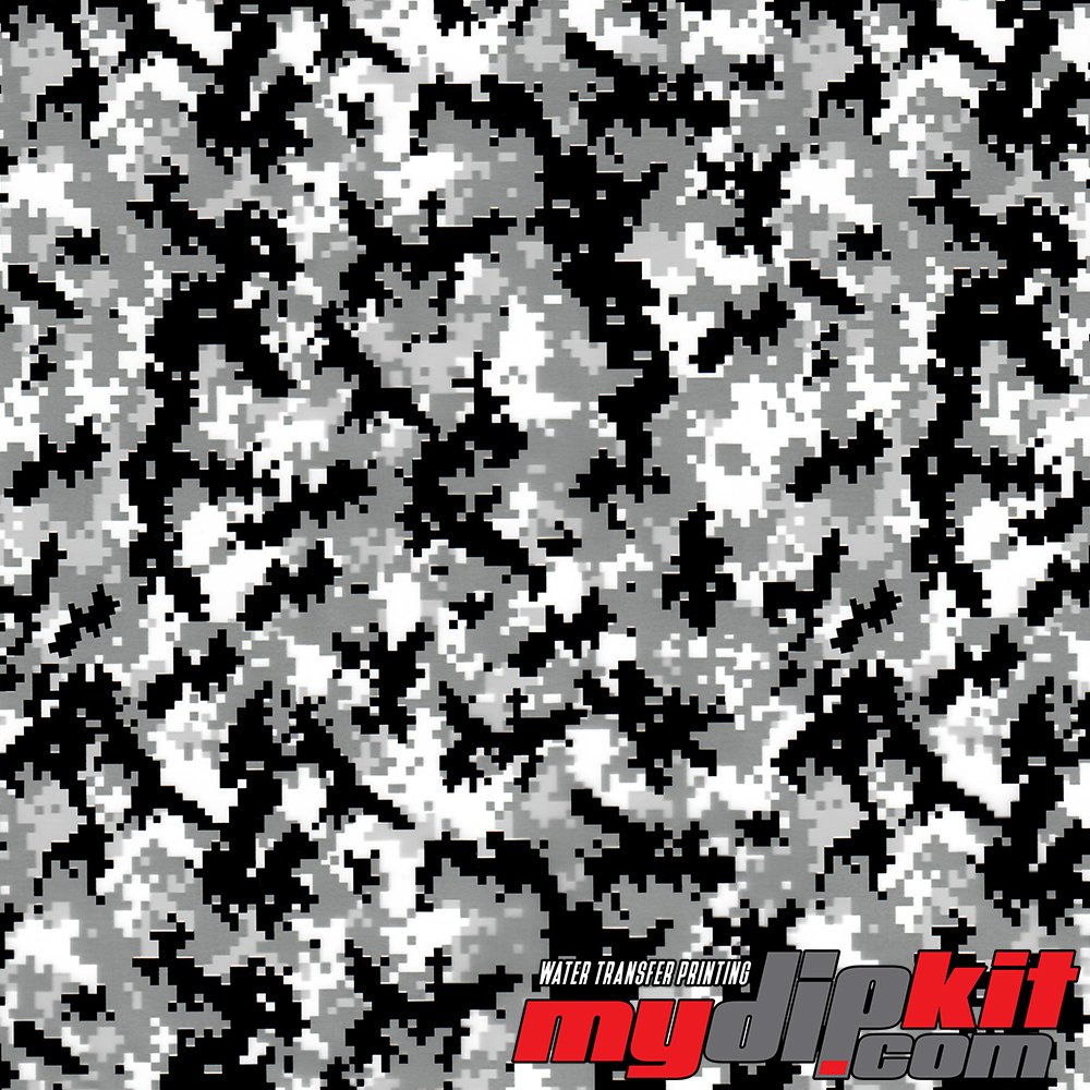 Gray/Black/Clear Digi - Additional Pattern - My Dip Kit