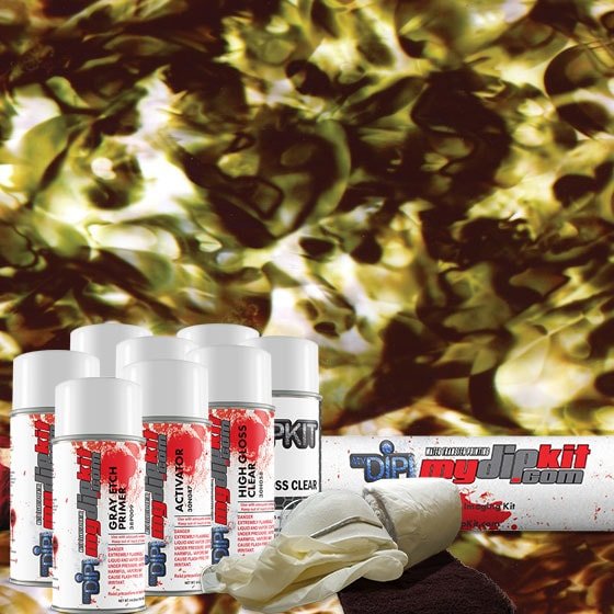 HeX Jungle Hydro Printing Design DIY Hydrographic Dip Kit | My Dip Kit