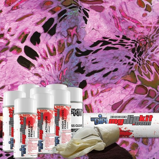 Prym1 Pink Out Hydro Printing Design DIY Hydrographic Dip Kit