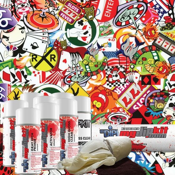 The Gambler Hydro Printing Design DIY Hydro Dip Kit | My Dip Kit