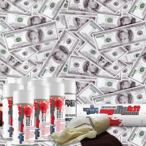 DIY Hydrographics Money Design Dip Kits | $100 Bill Dip Printing