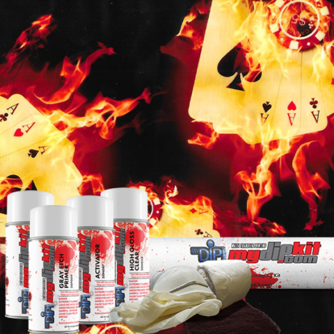 Flaming Aces DIY Hydro Dip Kit | My Dip Kit
