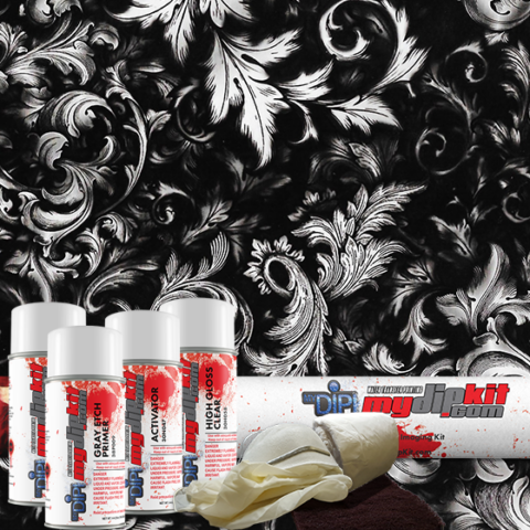 Etched Metal Leaf DIY Hydro Dip Kit | My Dip Kit
